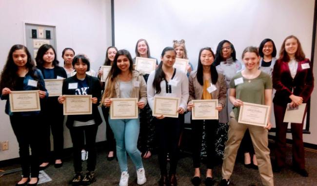 11th Grade Girls honored in STEM classes | Westside Seattle